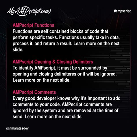 Ampscript Basics Part 2 My Ampscript