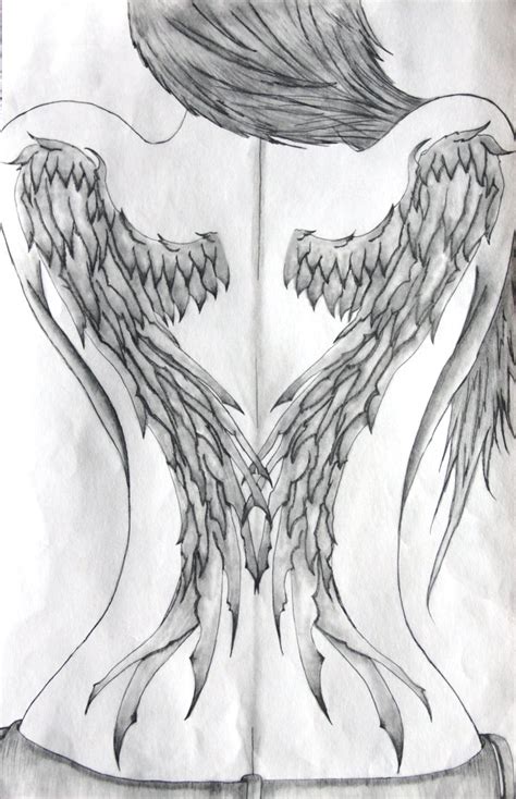 Angel Wing Tattoo Etsy
