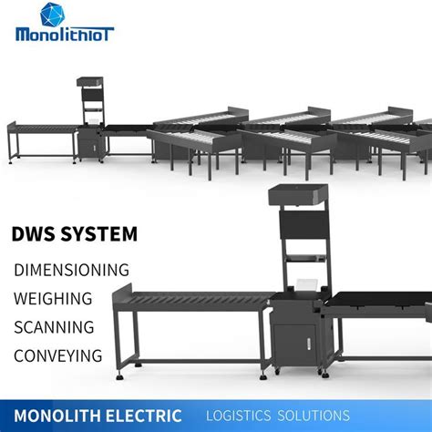 Monolithiot Dws Dimensioning Weighing And Scanning With Sorting System