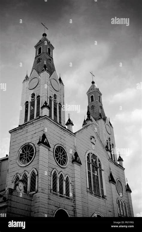 Twin Church Steeples Of San Francisco De Castro Church Built In 1906 In