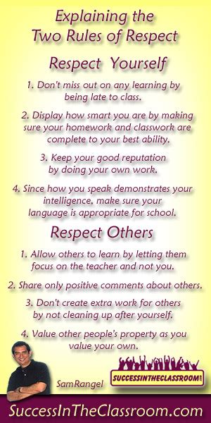 Classroom Management You Only Need Two Rules Success In The Classroom
