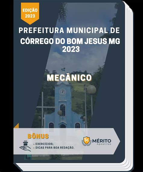 Apostila Mecânico Prefeitura De Córrego Do Bom Jesus Mg 2023 Mérito