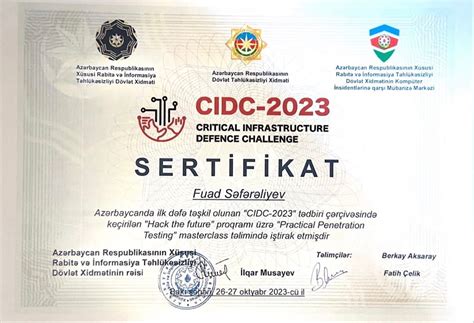 Fuad Safaraliyev On Linkedin Cidc2023 Cidc Cybersecurity Ctf