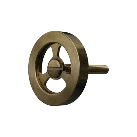 Luxury Round Patinated Brass Overflow Bidbury And Co