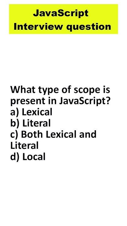 javascript interview question 866 youtube