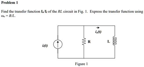 Ac Circuits Transfer Functions Please Show Work And Reasoning Problem Find The Transfer