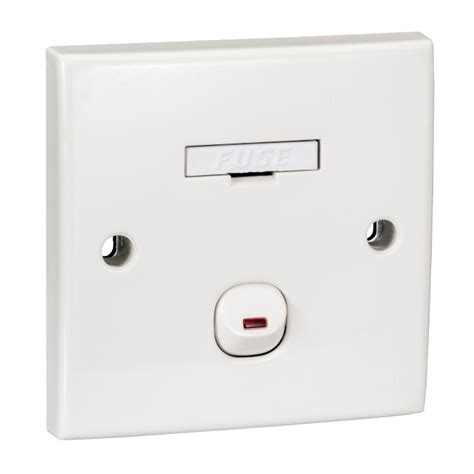 Schneider Switched Fuse Connection Unit With Neon S Classic 13a 250v