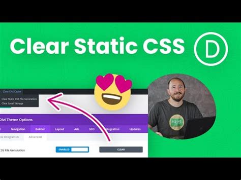 How To Add A Clear Divi Static CSS Cache Local Storage Button To The WordPress Admin Bar