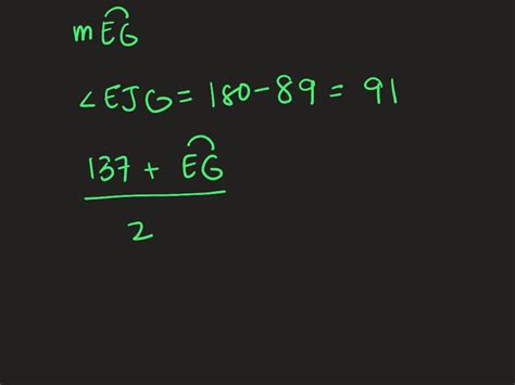 Solved Using The Diagram Below Find Each Measure