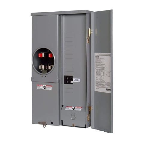Murray 125 Amp 12 Space 24 Circuit Combination Meter Socket Load Center