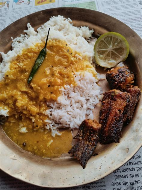 Simple Assamese Thali Homemade Rindiafood