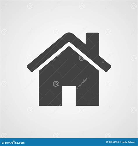 Ícone Do Casa Ou O Home Do Vetor Ilustração do Vetor Ilustração de homepage logotipo