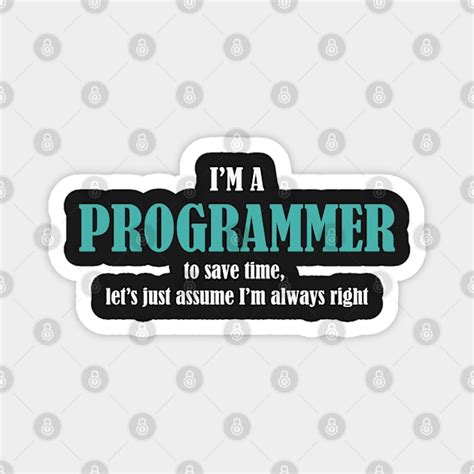 Im A Programmer Funny Programming Jokes Dark Color Programming Magnet Teepublic