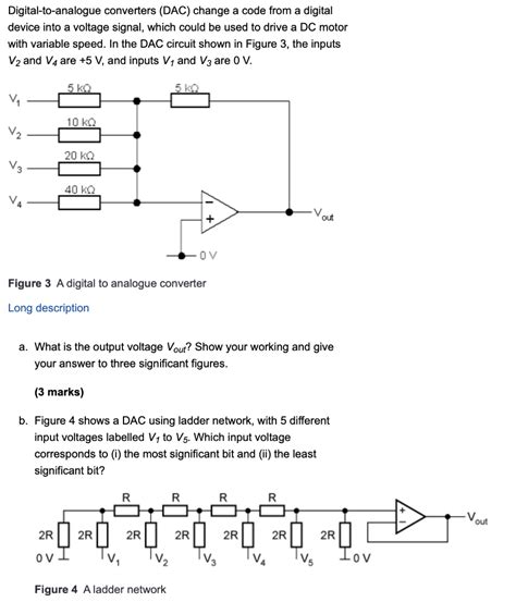 Solved Digital To Analogue Converters DAC Change A Code Chegg Com