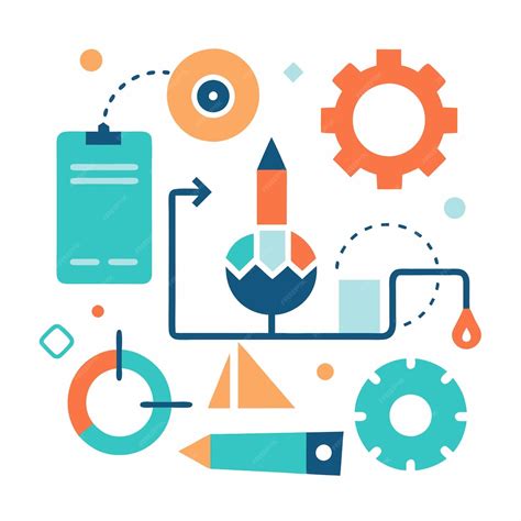 Creative Concept Illustration For Design And Development Visualizing