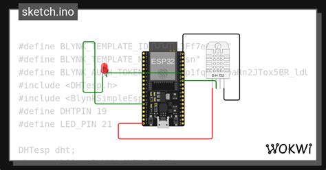 Wokwi Esp32 Blynk Led Dht Wokwi Esp32 Stm32 Arduino Simulator