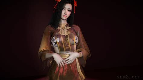 Vam素材网 大乔 三国人物