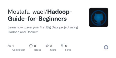 Github Mostafa Waelhadoop Guide For Beginners Learn How To Run Your