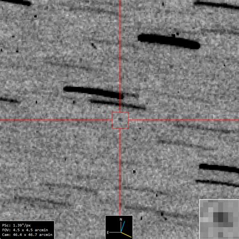 Ground Based Telescope Photographed The Osiris Rex