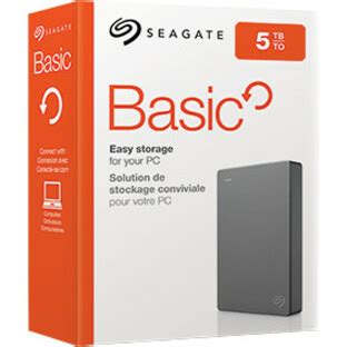 Seagate Basic STJL1000400 1 TB Portable Hard Drive - 2.5inch External ...