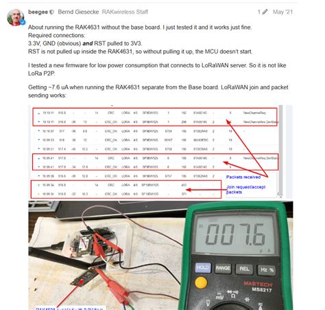Rak Rak O Consume High Current Ua Wisblock