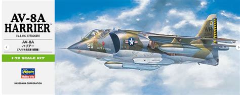 Hasegawa Hab10 B10 172 Usmc Av 8a Harrier 172 Plastic Model Kit