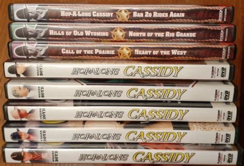 Lot Of 8 Hopalong Cassidy Dvds 96009207496 Ebay