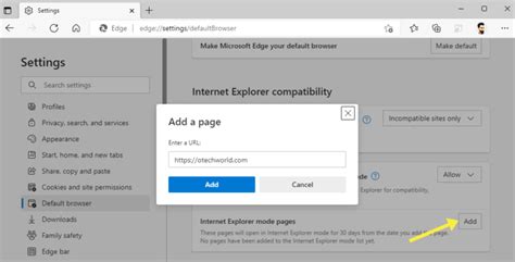 How To Enable And Use Internet Explorer Mode In Edge OTechWorld