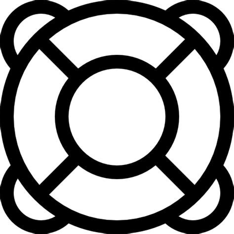 Lifesaver Basic Rounded Lineal Icon