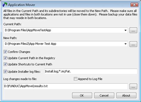 Application Mover How To Move Programs In Windows Ghacks Tech News