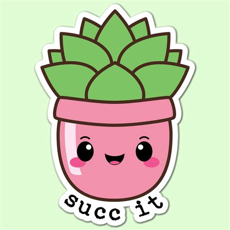 Succ It Funny Vinyl Sticker Decal Mugsby
