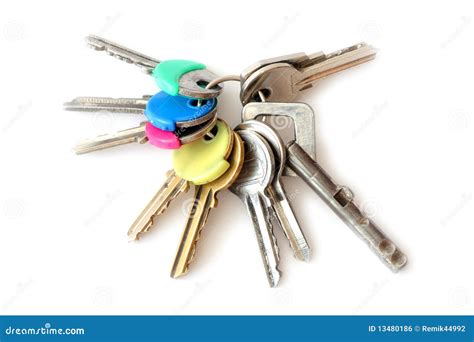 Bunch Of Keys Stock Photo Image Of Safety Ring Silver 13480186
