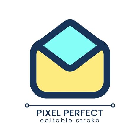 Read Message Pixel Perfect Rgb Color Ui Icon Email Service Digital Letter Simple Filled Line