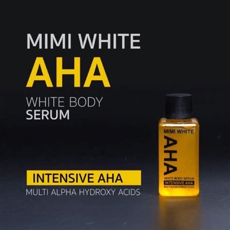 Jual Original Thailand 100 Mimi White Aha Body Serum 30ml Shopee