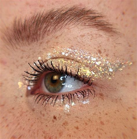 Silver And Gold Glitter Makeup By Makeupmafioso Gold Glitter Makeup
