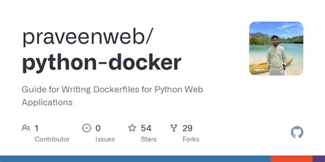 Github Praveenwebpython Docker Guide For Writing Dockerfiles For