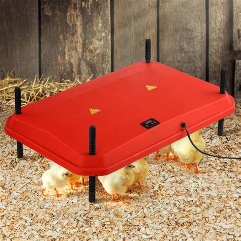 Chick Brooder Heating Plate Warmer Chicken Coop Brooding Heater Poultry Duckling Chook 45x60cm
