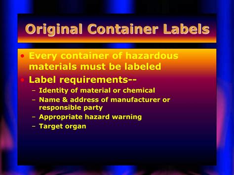 Hazcom Training Ppt Ppt