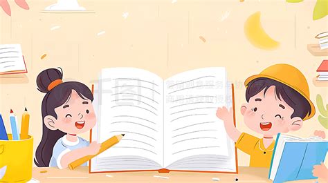 开学季ai数字艺术 卡通开学季新学期放假学生学习教育儿童读物宝宝少儿补习的插画 Ai平面元素免费下载png格式4368像素编号