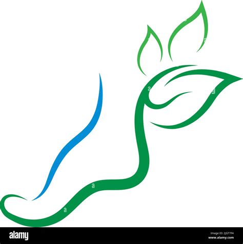 Human Foot Icon Logo Design Illustration Vector Stock Vector Image