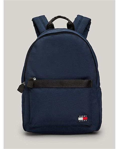 Tommy Hilfiger Essential Kleine Rugzak Met Repeat Logo In Het Blauw