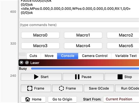 Can T Control Laser Lightburn Software Questions Lightburn Software