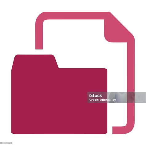 File Arsip Penyimpanan Dokumen Ikon Folder Ilustrasi Stok Unduh