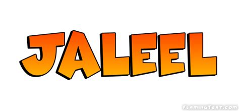 Jaleel Logo Outil de conception de nom gratuit à partir de texte