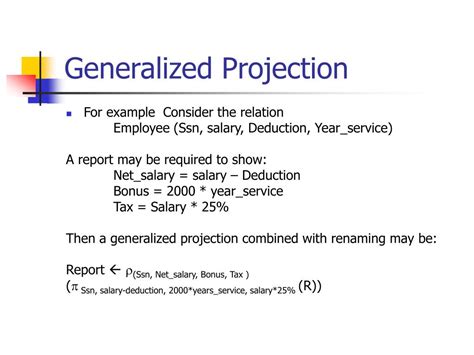 Ppt Chapter 6 Additional Relational Operations Powerpoint