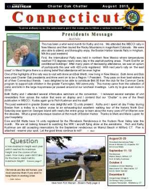 Fillable Online Fillable Online Connecticut Wbcci August 2015 Chatter
