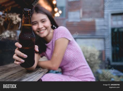Girl Chugging Beer