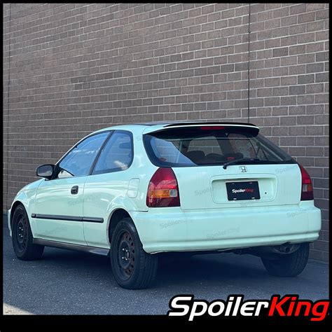 Honda Civic Ek Hatchback 1996 2000 Rear Roof Add On Lip Spoiler 244l