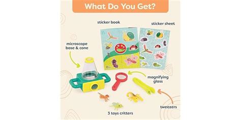 B Toys 9pc Toy Microscope Set