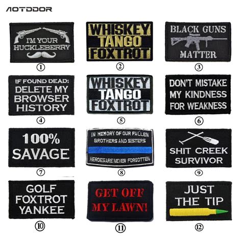 Gewohnheit Gestickte Milit Rischen Patch Biker Motorrad Lustige Patches